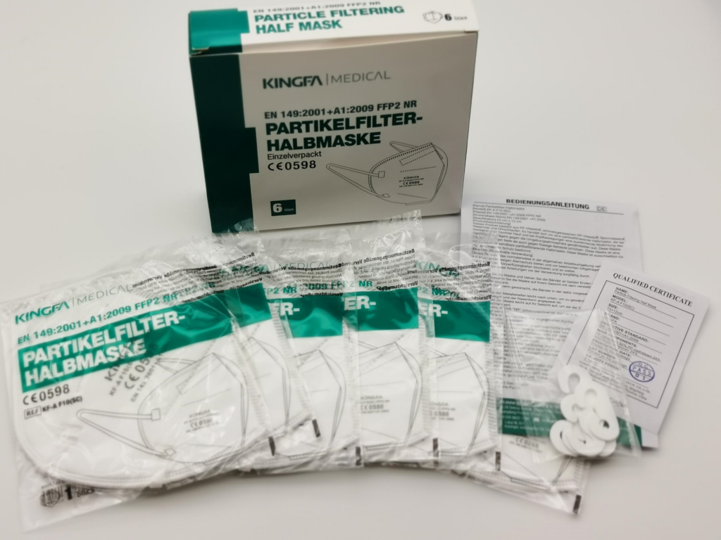 KINGFA® FFP2 Maske einzeln verpackt, MHD 10/2025 - Zhou Medicare